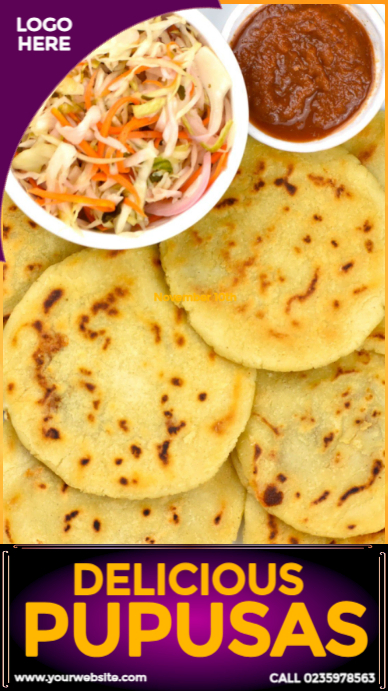 Copy of Delicious Pupusas | PosterMyWall