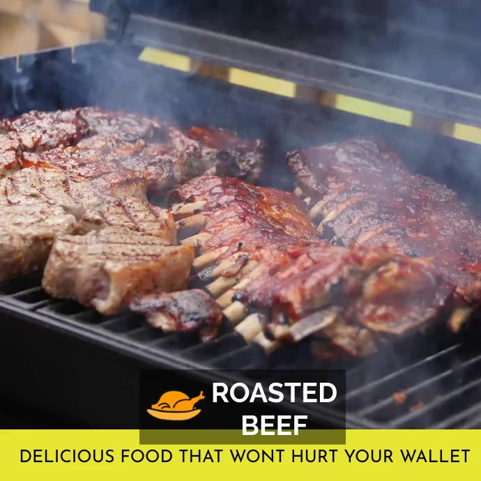 Delicious Roasted Beef Template Postermywall
