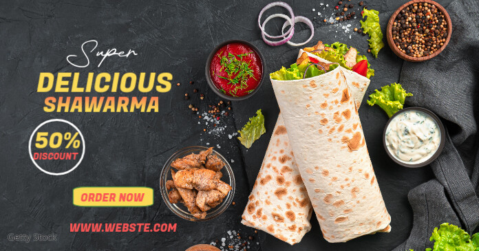 Delicious shawarma Template | PosterMyWall