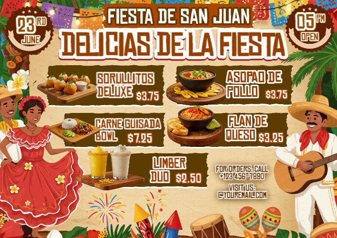 Delight in Delicias de la Fiesta: A Culinary Celebration Template ...
