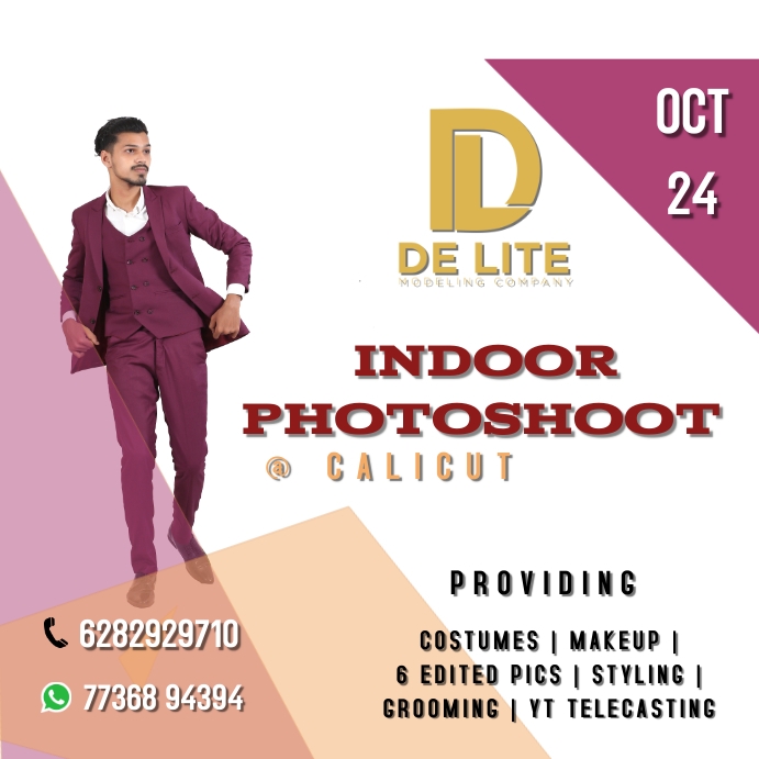 Delite modeling company Template | PosterMyWall