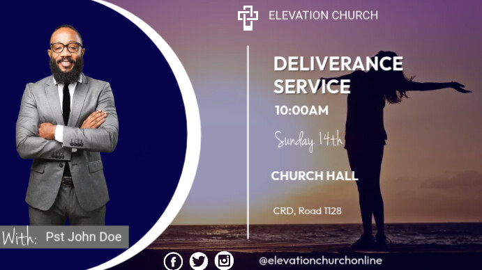 DELIVERANCE SERVICE (1) Template | PosterMyWall