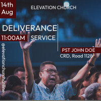 DELIVERANCE SERVICE Template | PosterMyWall