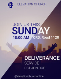DELIVERANCE SERVICE Template | PosterMyWall