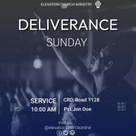 DELIVERANCE SERVICE (4) Template | PosterMyWall