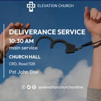 DELIVERANCE SERVICE Template | PosterMyWall