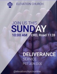 DELIVERANCE SERVICE Template | PosterMyWall