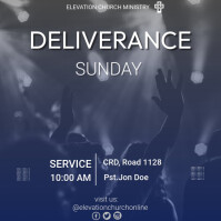 DELIVERANCE SERVICE (1) Template | PosterMyWall