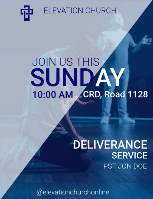 DELIVERANCE SERVICE (3) Template | PosterMyWall