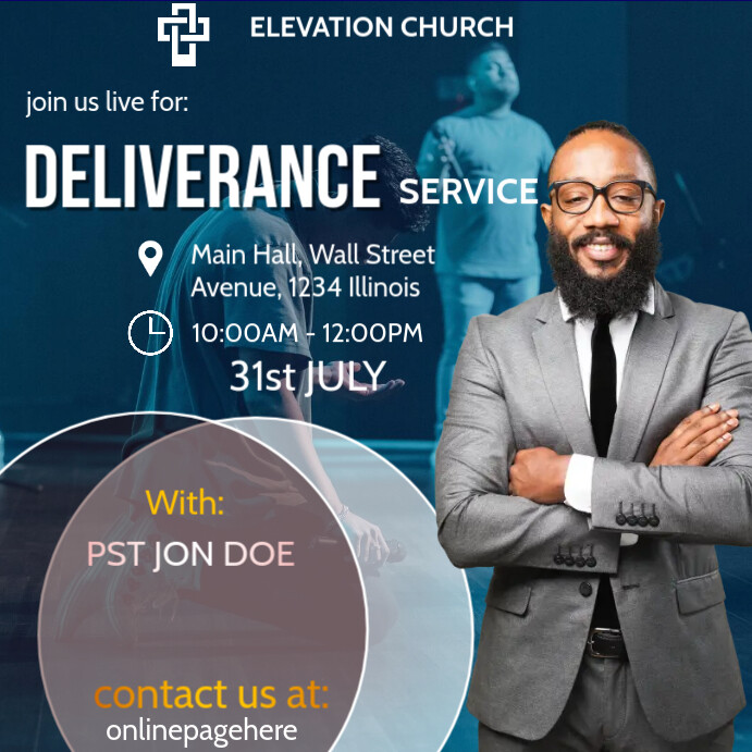 Copy of DELIVERANCE SERVICE (8) | PosterMyWall