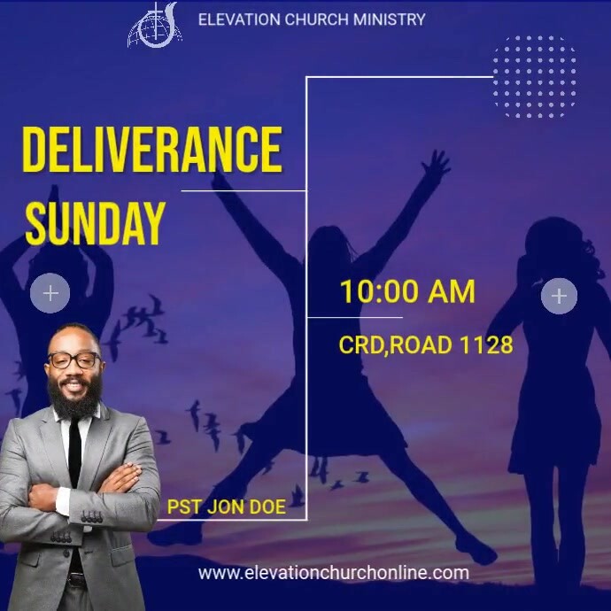 DELIVERANCE SUNDAY (10) Template | PosterMyWall