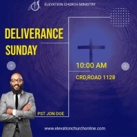 DELIVERANCE SERVICE (5) Template | PosterMyWall