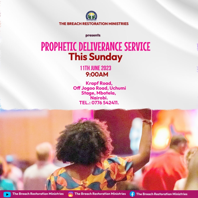 Plantilla de Deliverance this Sunday | PosterMyWall