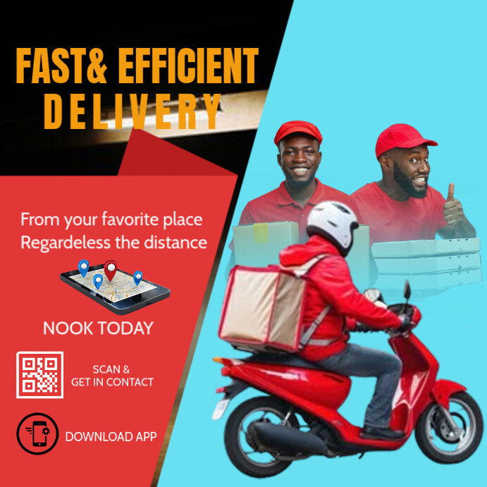 delivery company flyer Template | PosterMyWall