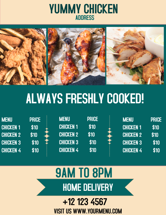 delivery flyer Template | PosterMyWall