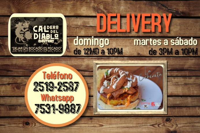 delivery food service Template | PosterMyWall