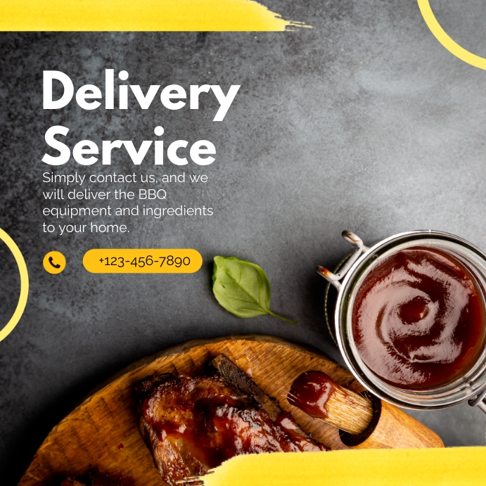 DELIVERY / LOGISTIC SERVICE TEMPLATE | PosterMyWall