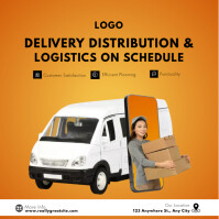 DELIVERY SERVICE POSTER Template | PosterMyWall