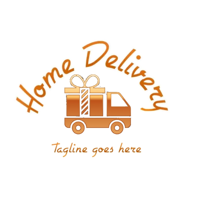 Delivery logo icon, Delivery golden logo icon Template | PosterMyWall