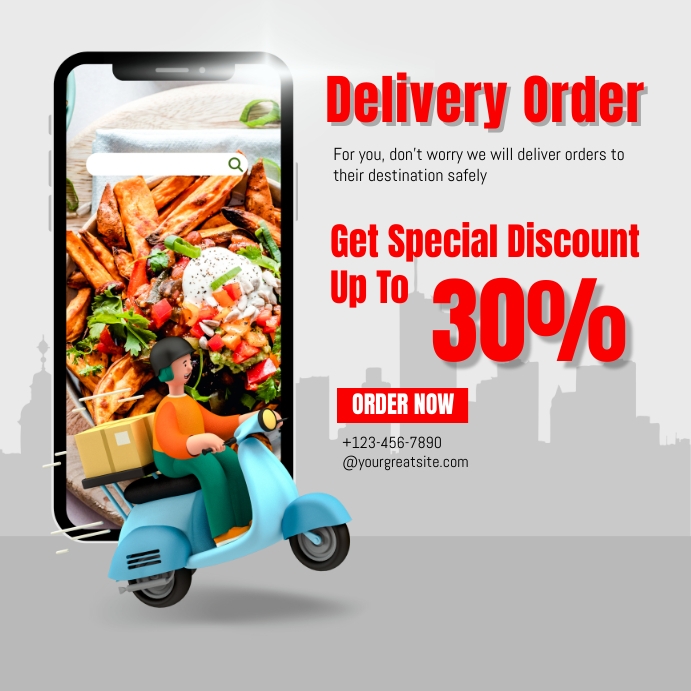 Copy of Delivery Order | PosterMyWall