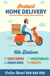Delivery Poster Template | PosterMyWall