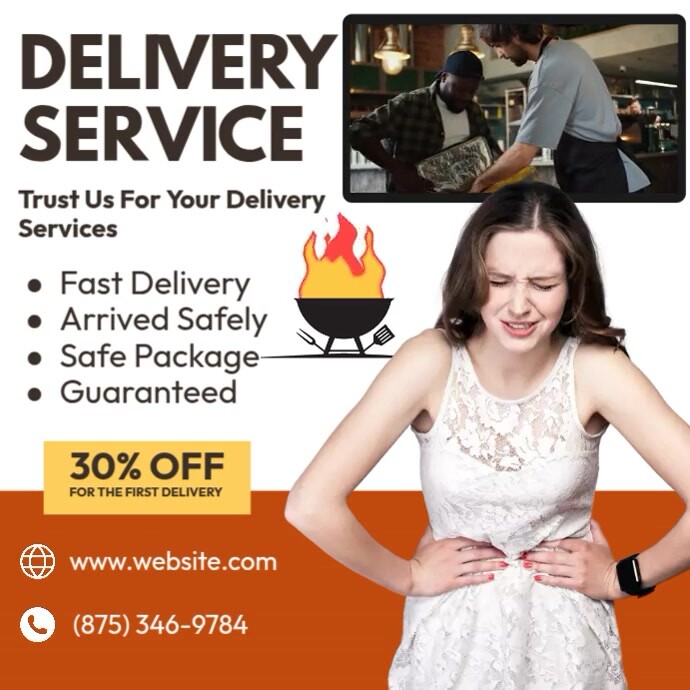 Delivery Service Template | PosterMyWall