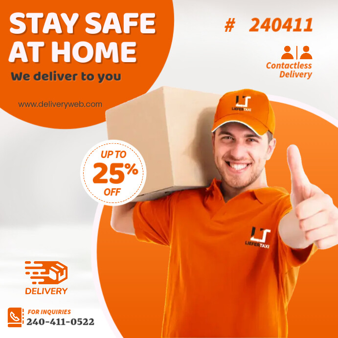 Delivery Service Template | PosterMyWall