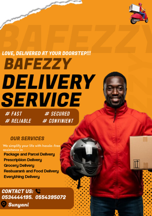 delivery service Template | PosterMyWall