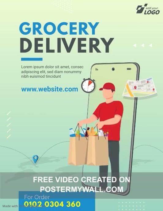 Delivery Service Flyer Template | PosterMyWall