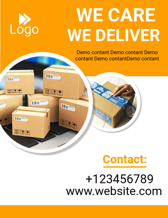 Delivery service template | PosterMyWall