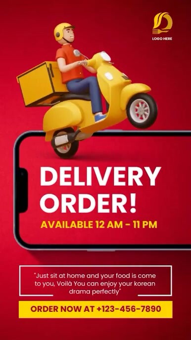 delivery service template | PosterMyWall