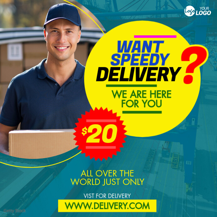 Delivery Service Template | PosterMyWall