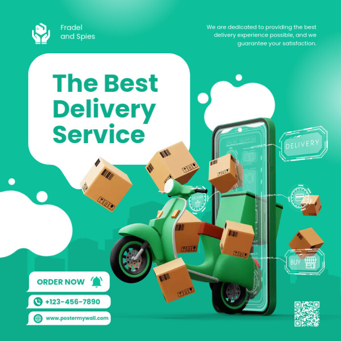 delivery service template | PosterMyWall