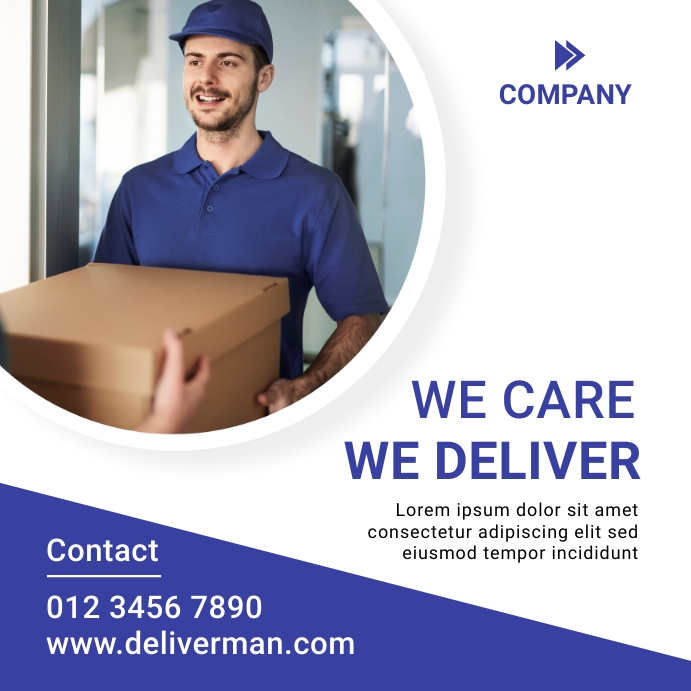 Copy of Delivery Services Ad Template | PosterMyWall