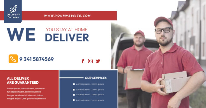 Delivery Services Template | PosterMyWall