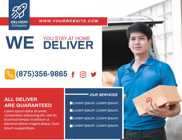Copy of Delivery Services | PosterMyWall