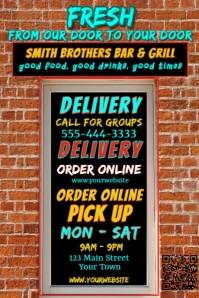 Delivery Take-Out Online Orders for Instagram Template | PosterMyWall