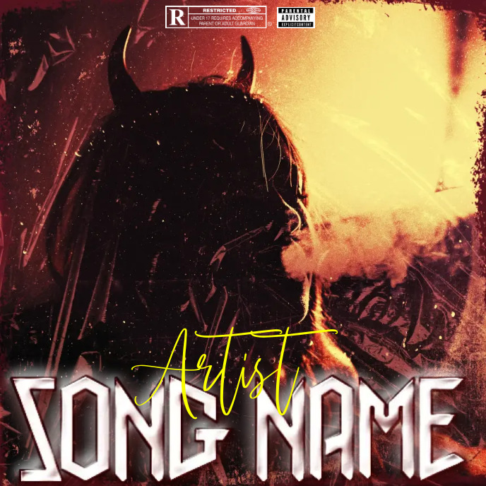 Demon girl Album Cover music trap mixtape rap | PosterMyWall