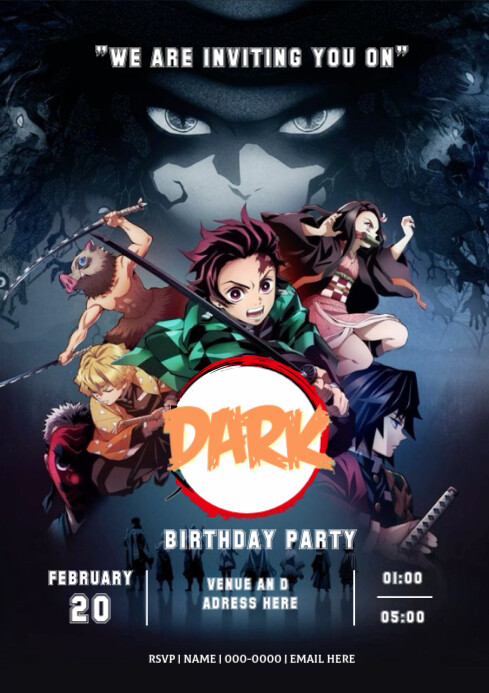 demon slayer Template | PosterMyWall