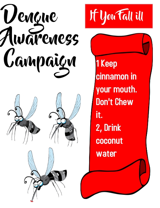 dengue awareness poster Template | PosterMyWall
