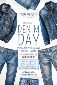 Design Denim Day Posters In Minutes | PosterMyWall