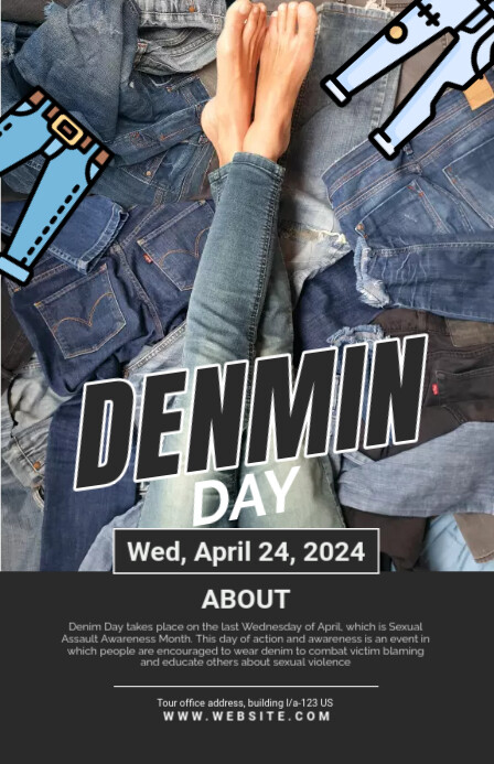 Denim Day Template | PosterMyWall