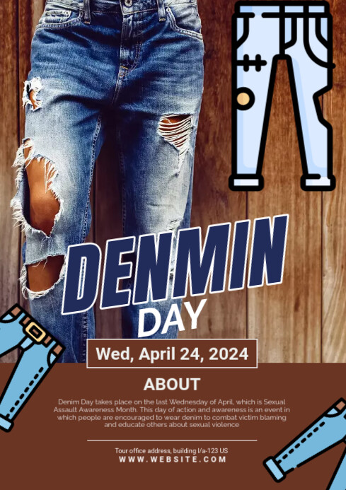 Denim Day Template | PosterMyWall