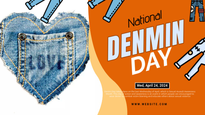 Plantilla de Denim Day | PosterMyWall