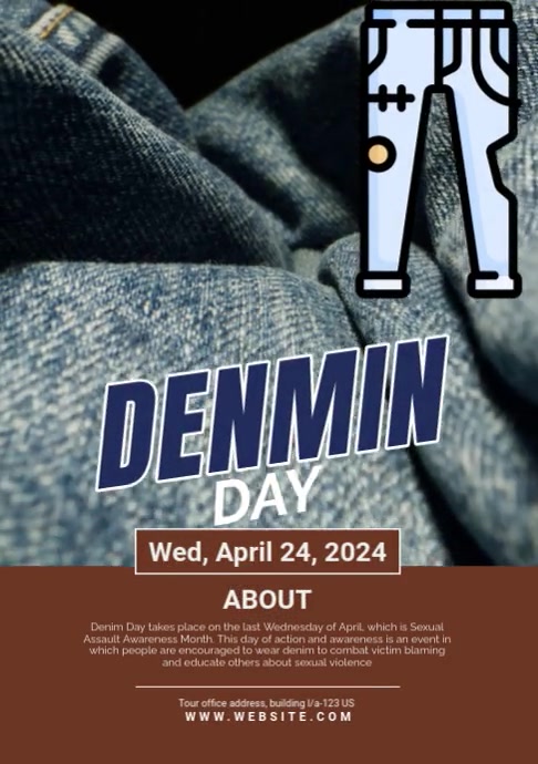 Denim Day Template | PosterMyWall