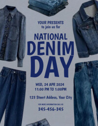 Design Denim Day Posters In Minutes | PosterMyWall