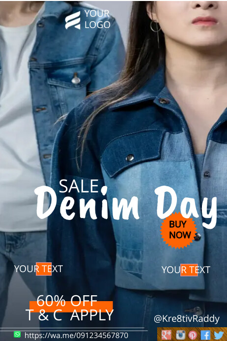 Denim Day Sale Template | PosterMyWall