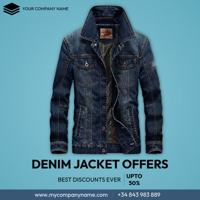 denim Template | PosterMyWall