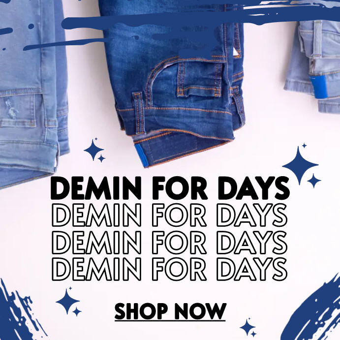 Denim For Days Template | PosterMyWall