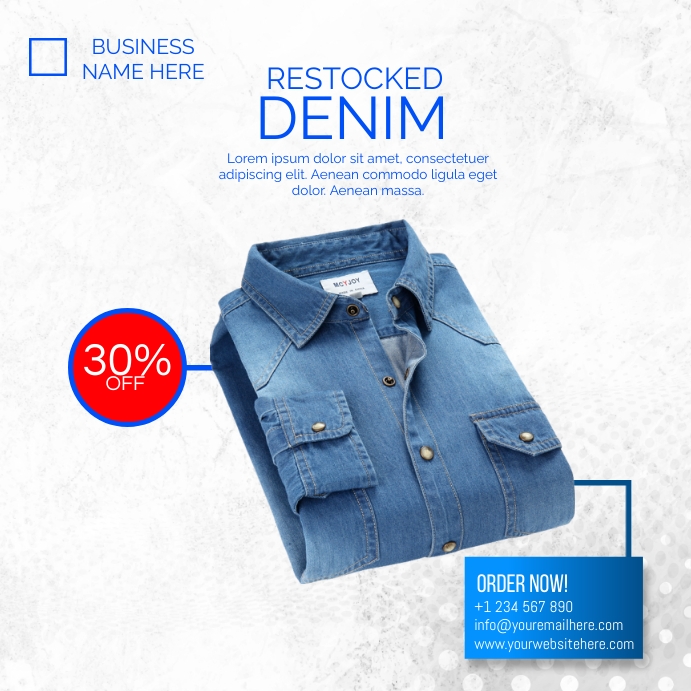 denim sale Template | PosterMyWall